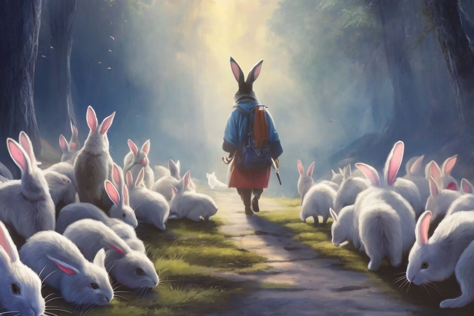 Spiritual meaning of rabbit walking beside you in a dreaming ...