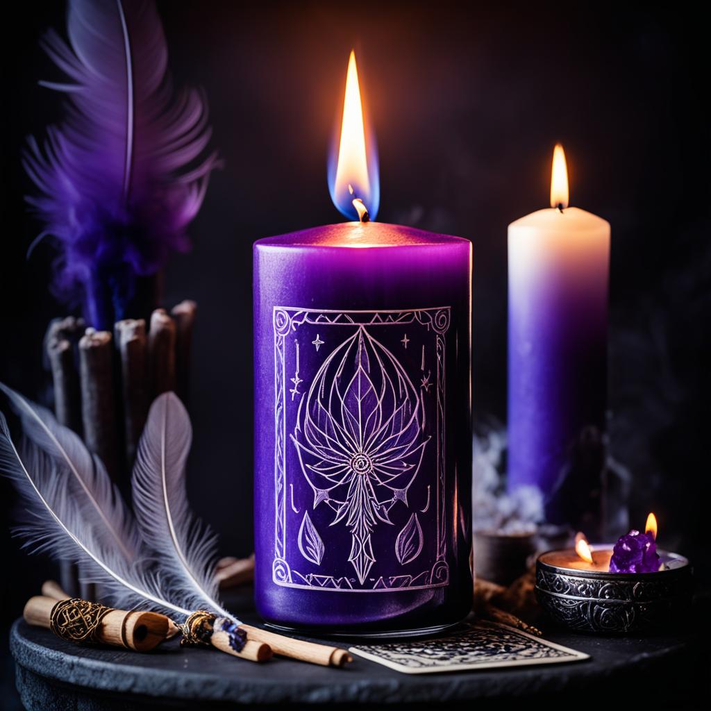 Unlocking the Purple Candle Spiritual Meaning - Spiritual Center
